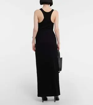 Y/project Ribbed-knit Cotton Maxi Dress