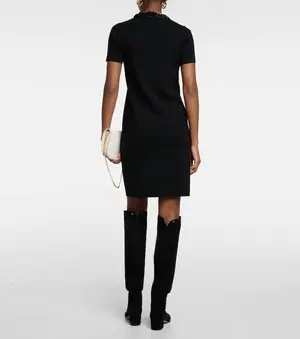 Tory Burch Sequined Wool-blend Midi Dress