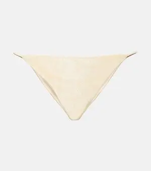 Jade Swim Bare Minimum Bikini Bottom - White