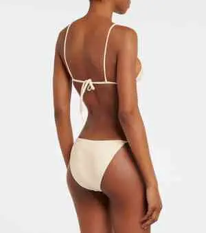 Jade Swim Bare Minimum Bikini Bottom - White