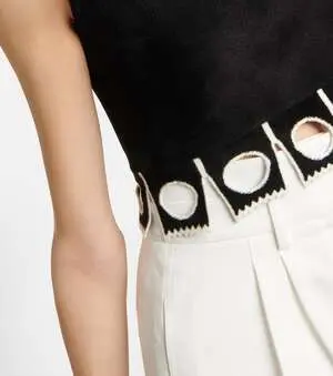 Alaïa Sleeveless Cropped Top