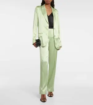 JOSEPH Moxon Silk Satin Blazer