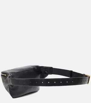 Saint Laurent Classic Monogram Leather Belt Bag - Black