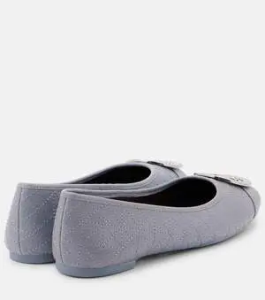 Tory Burch Claire Ballet Flats - Blue