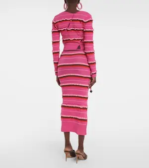 Jacquemus La Jupe Maille Concha Midi Skirt