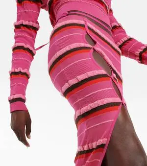 Jacquemus La Jupe Maille Concha Midi Skirt