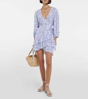 Melissa Odabash Legacy Floral Mini Dress
