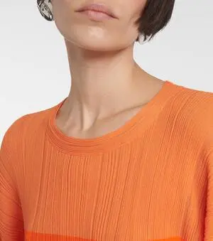 Stella McCartney Plisse Midi Dress