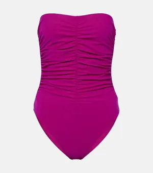 KARLA COLLETTO Basics Ruched Swimsuit - Pink