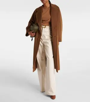 Max Mara 101801 Icon Wool And Cashmere Coat - Brown