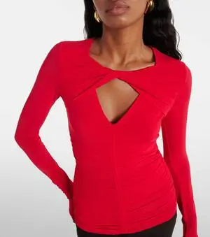 Isabel Marant Étoile Vandalia" Ruched Jersey Top