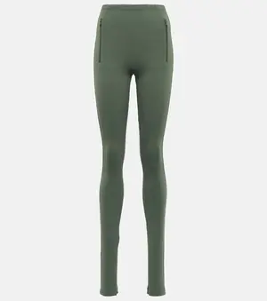 Wardrobe.NYC Side Split High-rise Leggings