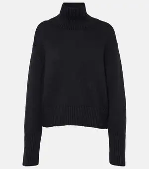 LISA YANG Fleur Cashmere Turtleneck Sweater