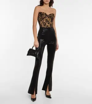 Norma Kamali Spat High-rise Flared Leggings