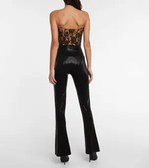 Norma Kamali Spat High-rise Flared Leggings