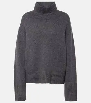 LISA YANG Fleur Cashmere Turtleneck Sweater