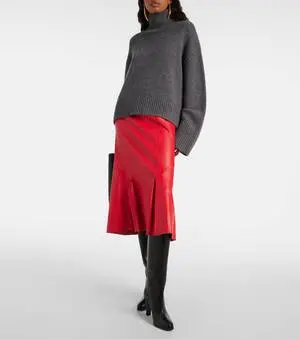 LISA YANG Fleur Cashmere Turtleneck Sweater