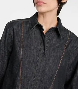 Brunello Cucinelli Denim Shirt Dress