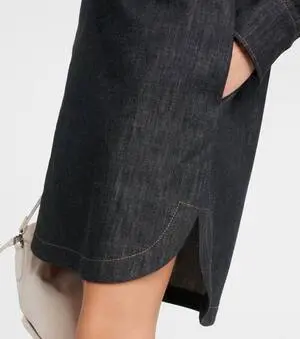 Brunello Cucinelli Denim Shirt Dress