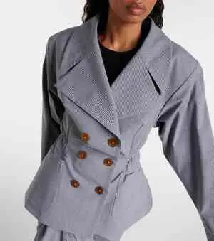 VIVIENNE WESTWOOD Gingham Cotton Jacket