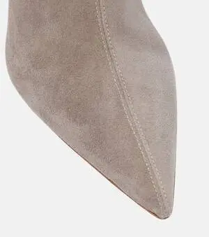 AQUAZZURA Saint Honore 85 Suede Boots