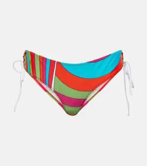 Emilio Pucci Iride Printed Bikini Bottoms - Multicoloured