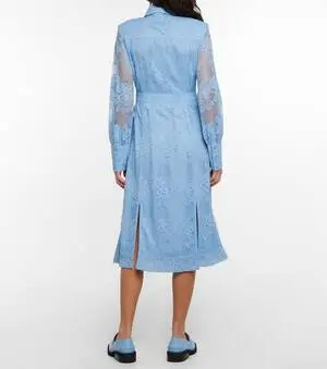GANNI Lace Shirt Dress