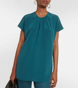 JOSEPH Soie Broca Silk Crepe Top