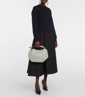 Bottega Veneta Sardine Intrecciato Leather Tote - Grey