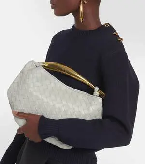 Bottega Veneta Sardine Intrecciato Leather Tote - Grey