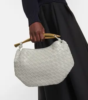 Bottega Veneta Sardine Intrecciato Leather Tote - Grey