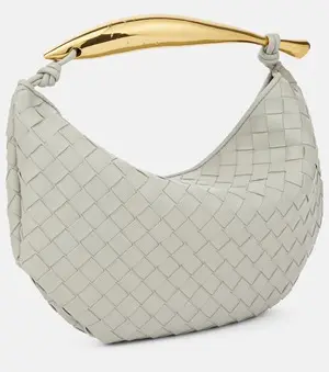 Bottega Veneta Sardine Intrecciato Leather Tote - Grey
