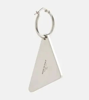 Prada Logo Hoop Earring