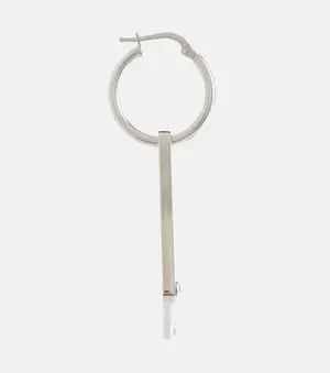 Prada Logo Hoop Earring
