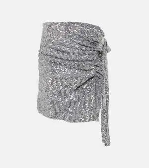 Rabanne Sequined Mini Skirt