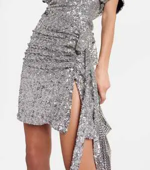 Rabanne Sequined Mini Skirt