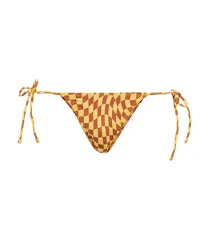 TROPIC OF C Tropic Of C Praia Checked Bikini Bottom Multicoloured