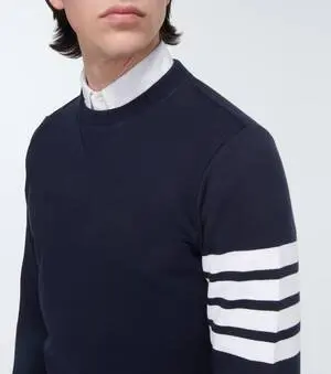Thom Browne 4-bar Cotton Sweatshirt