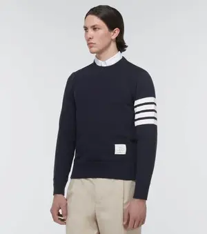 Thom Browne 4-bar Cotton Sweatshirt