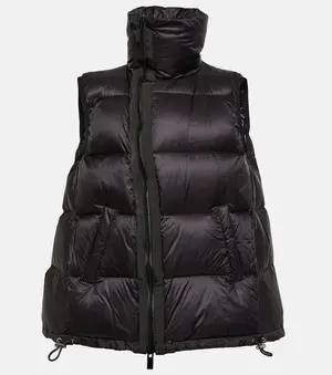 Sacai Asymmetric Quilted Down Vest