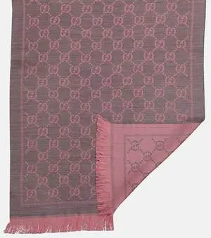Gucci Gg Wool Jacquard Scarf