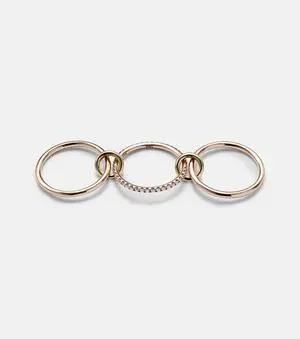 SPINELLI KILCOLLIN Sonny Two-tone Diamond Ring - Pink