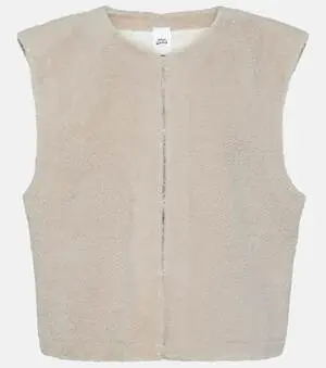 JETSET Sleeveless Shearling Vest