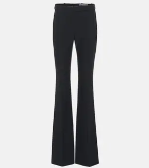 Alexander Mcqueen Black Wash Pants For Women