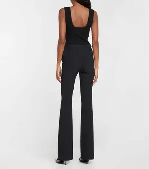 Alexander McQueen Mid-rise Flared Pants