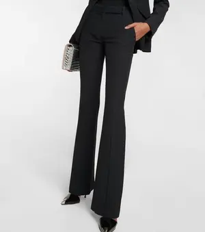 Alexander McQueen Mid-rise Flared Pants