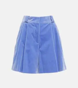 BLAZÉ MILANO Fell Velvet Shorts - Blue