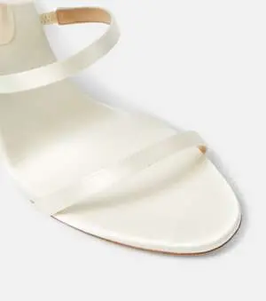 Magda Butrym Floral-applique Sandals - White