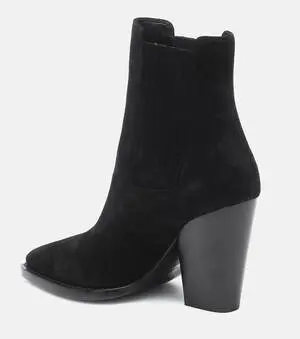 Saint Laurent Theo 95 Suede Ankle Boots