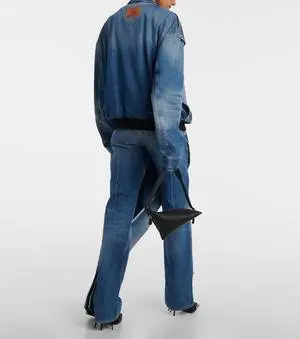 Y/project Snap Off Denim Bomber Jacket